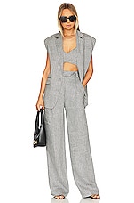 Shona Joy Amanda Crossover Bralette in Ash | REVOLVE