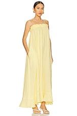 Show Me Your Mumu Around The World Maxi Dress in Yellow Gauze | REVOLVE