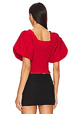 Show Me Your Mumu Rom Com Top in Red Texture | REVOLVE
