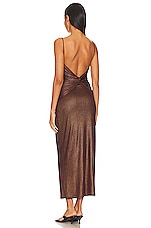 Significant Other Liliana Midi Dress in Chocolate | REVOLVE
