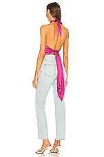 Silk Roads by Adriana Iglesias Yala Top in Magenta | REVOLVE