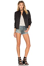 Sincerely Jules Boy Bomber Jacket in Black | REVOLVE
