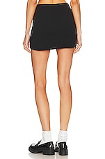 Skin Cora Mini Skirt in Black | REVOLVE