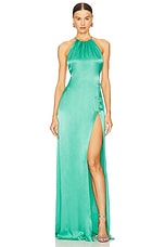 SAU LEE Porter Dress in Jade Green | REVOLVE