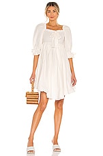Selkie The Shabby Chic Dress in Paper Cotton White | REVOLVE