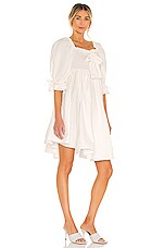 Selkie The Shabby Chic Dress in Paper Cotton White | REVOLVE