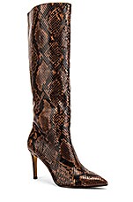 Steve Madden Kinga Boot in Brown Snake | REVOLVE