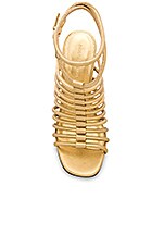 Sigerson Morrison Ilyssa Heel in Gold | REVOLVE