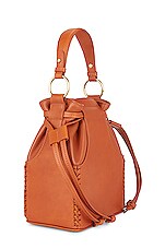 Sancia The Soleto Tulip Bag in Vegetable Cognac | REVOLVE