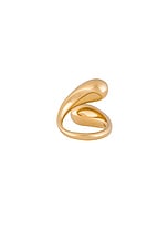 SOKO Twisted Dash Ring in Gold | REVOLVE