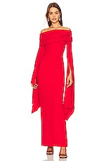 SOLACE London Arden Maxi Dress in Red | REVOLVE