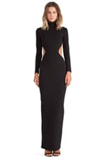 SOLACE London ROBE MAXI BOUGIE en Black | REVOLVE