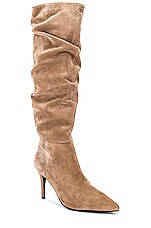 Sol Sana Felicia Boot in Tobacco Suede | REVOLVE
