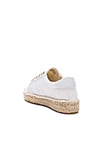 Soludos Platform Tennis Sneaker in White | REVOLVE
