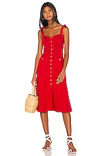 Song of Style Maya Midi Dress in Red | REVOLVE