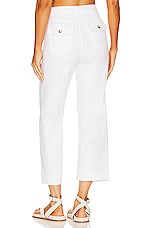 SPANX Stretch Twill Cropped Wide Leg Pant in Bright White | REVOLVE