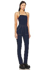 superdown Macey Denim Jumpsuit in Dark Blue Wash | REVOLVE