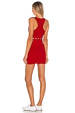 superdown Gabby Snap Mini Dress in Red | REVOLVE