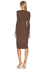 superdown Grace Button Front Dress in Chocolate | REVOLVE