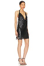 superdown Caity Drape Dress in Black | REVOLVE