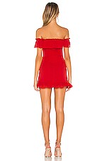 superdown Jennifer Ruffle Mini Dress in Red | REVOLVE