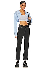 superdown Jinx Cropped Jeans in Black | REVOLVE