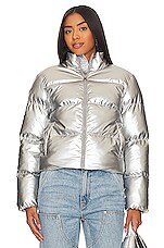 superdown Missy Puffer Jacket in Silver | REVOLVE