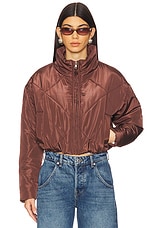superdown Rania Cropped Jacket in Brown | REVOLVE