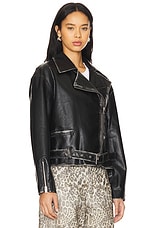 superdown Lana Faux Leather Jacket in Black | REVOLVE