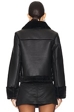 superdown Sasha Faux Leather Jacket in Black | REVOLVE
