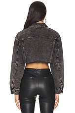 superdown Kathy Cut Off Jacket in Washed Black | REVOLVE