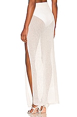 superdown Keva Wrap Maxi Skirt in White | REVOLVE