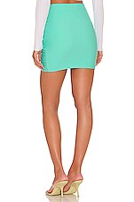 superdown Lessie V Mini Skirt in Turquoise | REVOLVE
