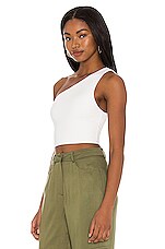 superdown Olivia Lace Up Top in White | REVOLVE