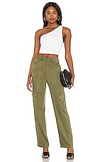 superdown Olivia Lace Up Top in White | REVOLVE