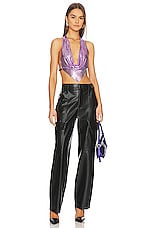 superdown Caity Drape Neck Top in Lilac | REVOLVE