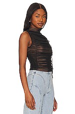superdown Gabbie Ruched Top in Black | REVOLVE