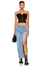 superdown Teddy Corset Top in Black | REVOLVE