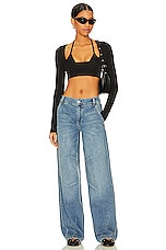 superdown Ryker Crop Top in Black | REVOLVE