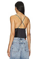 superdown Isla Satin Top in Black | REVOLVE