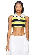 superdown Koko Crop Top in Yellow Multi | REVOLVE