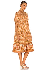 SPELL Anne Midi Gown in Peach | REVOLVE