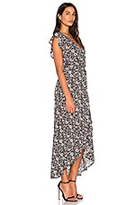 Splendid Wrap Dress in Black Multi | REVOLVE