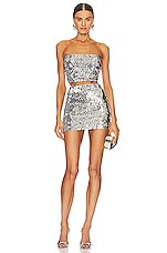 SPRWMN Micro Tube Top in Silver | REVOLVE