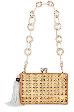 Serpui X Revolve Corina Bag in Light Honey & White | REVOLVE
