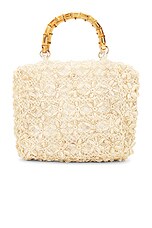 Serpui Meg Flower Bag in Natural | REVOLVE