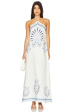 Shani Shemer Eleanor Maxi Dress in Blue Sky Flowers | REVOLVE