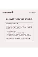 Solaris Laboratories NY How To Glow 4 Color LED Light Therapy Mask ...