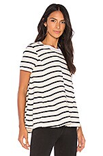 Stateside Cotton Stripe Tee in Cream | REVOLVE