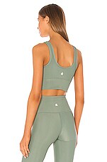 STRUT-THIS Piper Bra in Sage Green Rib | REVOLVE